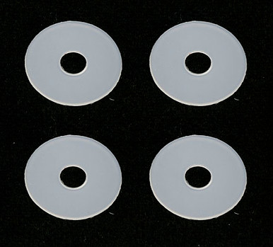 Body Mount Washers, large, nylon, 3/4x3/16x1/32 in - Associated Electrics