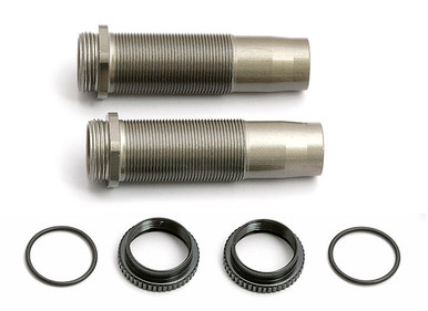 FT Threaded Shock Bodies, 1.32 in stroke - Associated Electrics