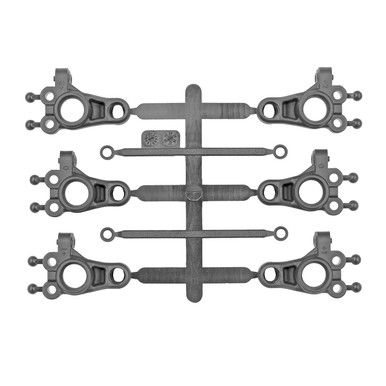 RC10TC8 FT Carbon Steering Block Set - Associated Electrics