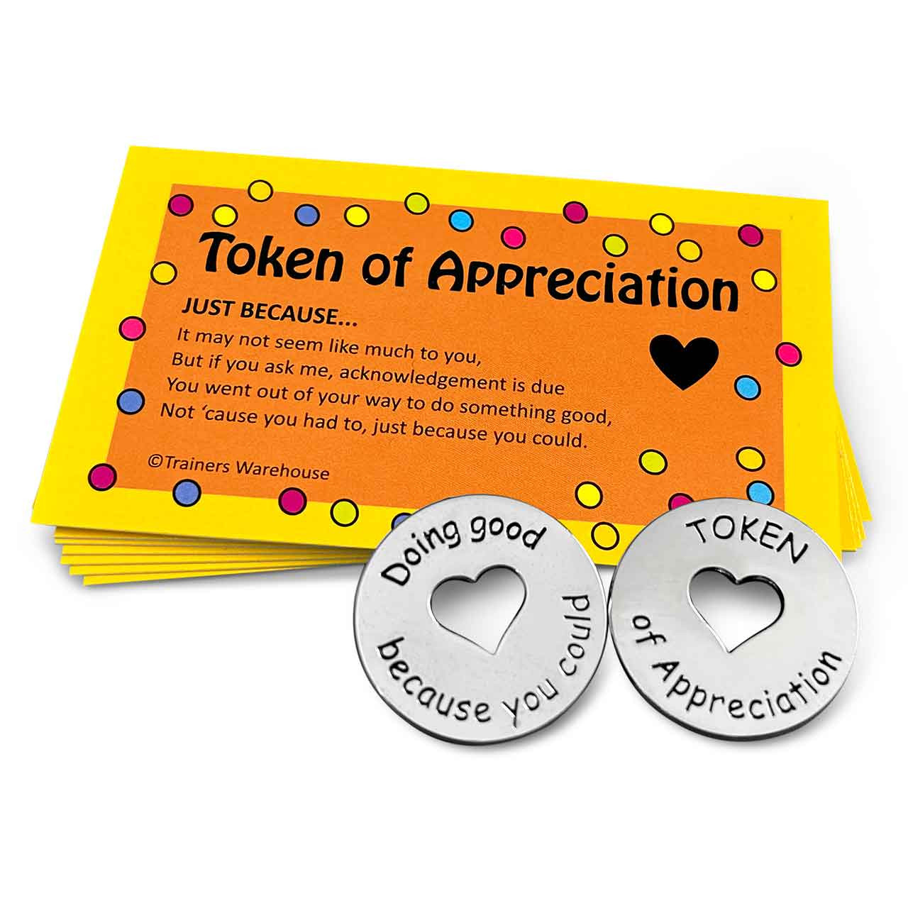 Tokens of Appreciation Cards Only - NEW (100/set)