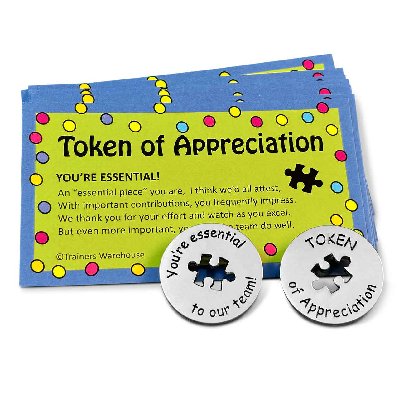 Tokens of Appreciation Cards Only - NEW (100/set)