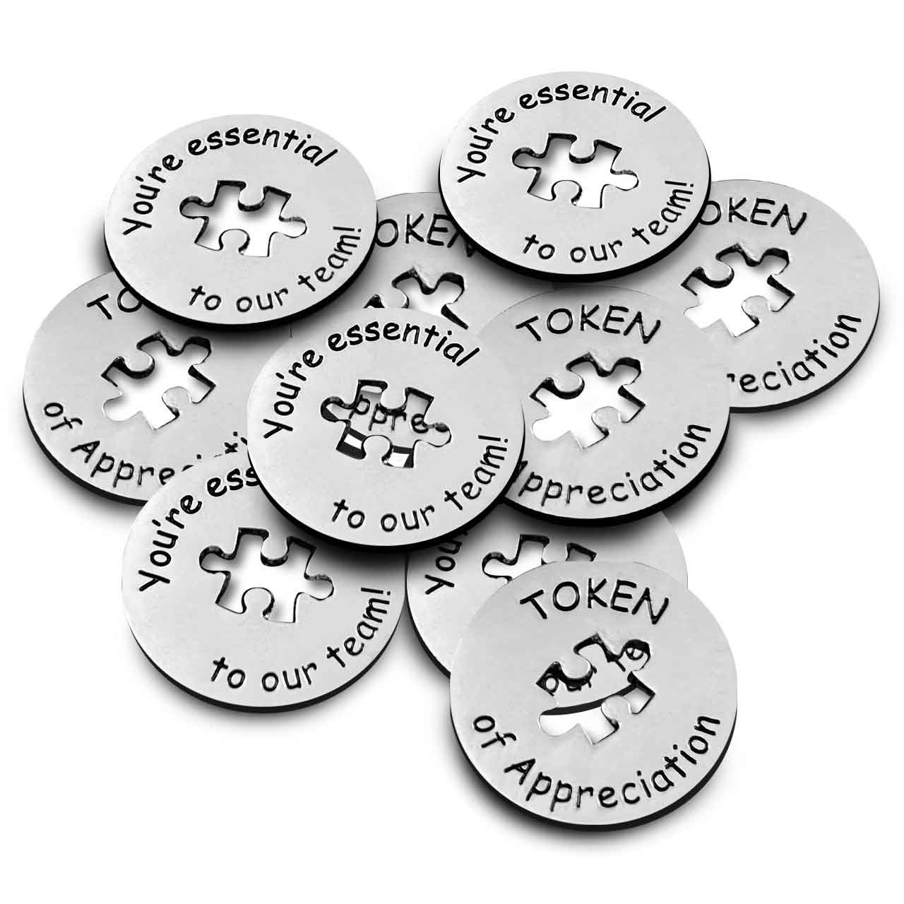 Token of Appreciation - PUZZLE Token & Card (Set of 10)