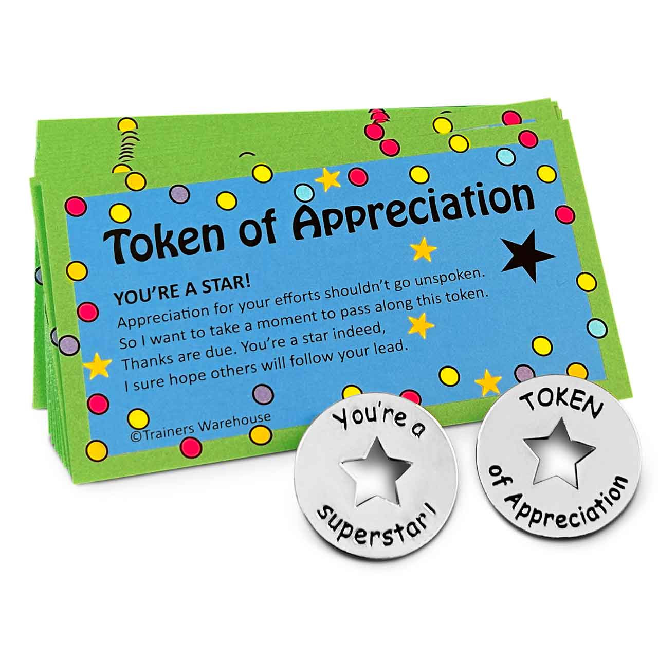Tokens of Appreciation Cards Only - NEW (100/set)