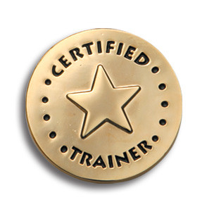 Certified Trainer Lapel Pins Gold (10/set) Certification Pin