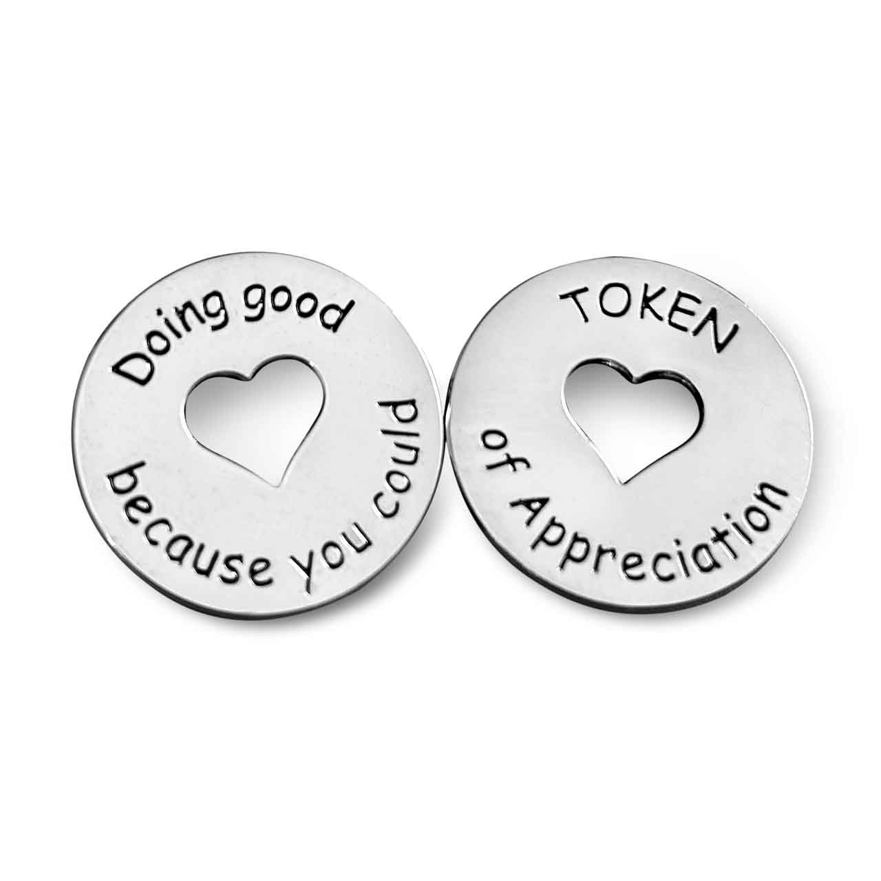 Token of Appreciation - HEART Token & Card (Set of 10)