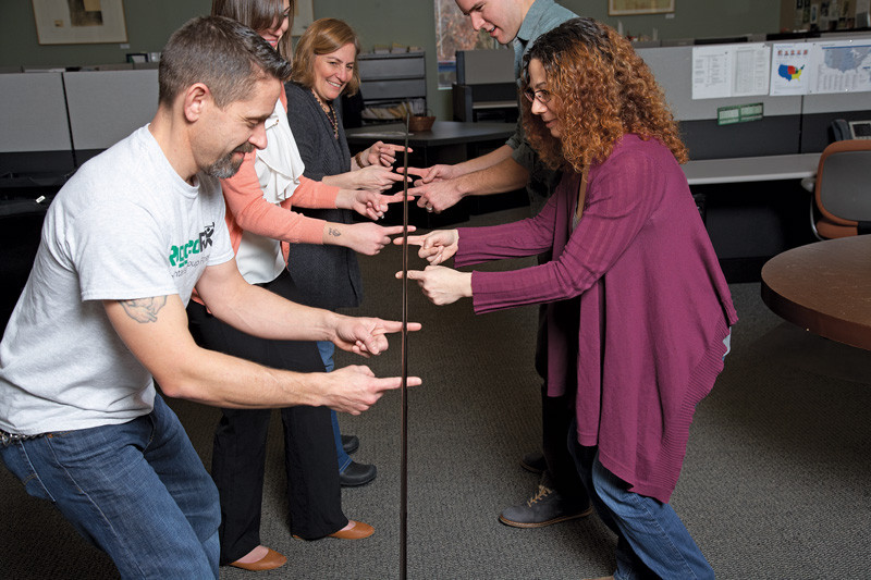 Helium Stick | Team Building Games | Trainers Warehouse