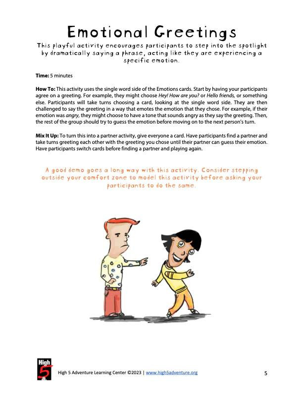 Emotions Card Deck | Trainers Warehouse