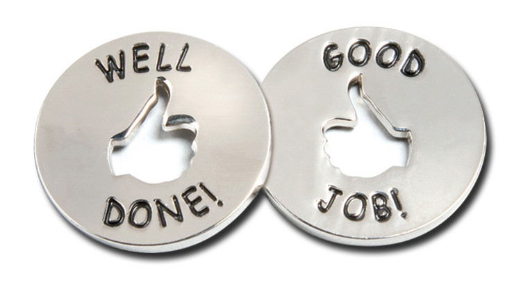 Good Job - Well Done Tokens (10/set) Fun Motivation Award