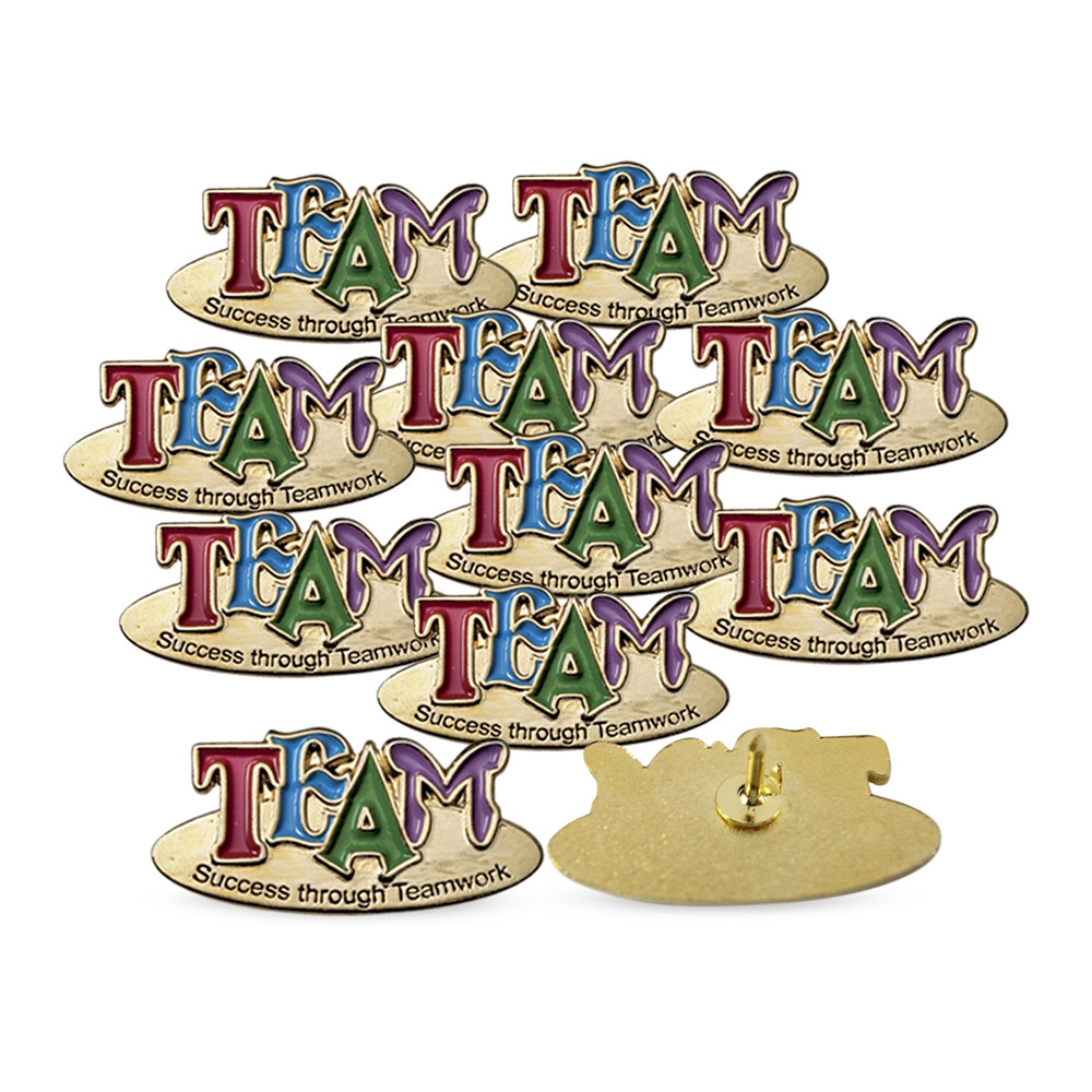 Success Through Teamwork Lapel Pins (10/set) Teambuilding