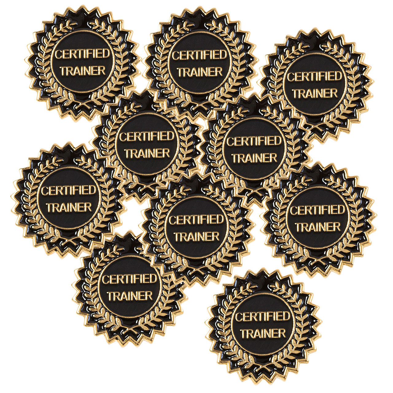 Certified Trainer Lapel Pins Laurel Encouragement & Awards