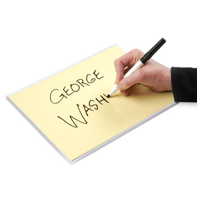 Set of 30 Slim-Line Dry Erase Answer Boards in 8.5" x 11"