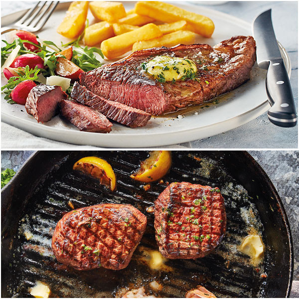 Four Traditional Steaks