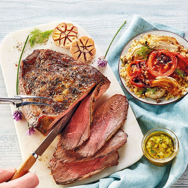 Beef Rump Cap Two Ways: Classic Roast and Steaks | Recipes | Donald Russell