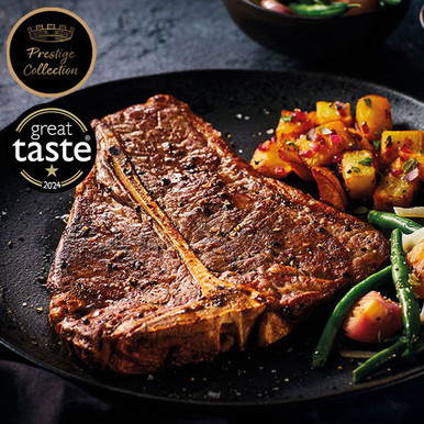 Prestige Collection Salt Aged Heritage Breed T Bone Steak Donald Russell