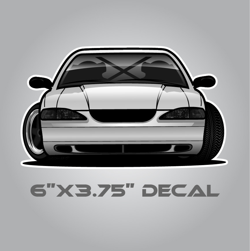 SN95 Mustang Drift Sticker