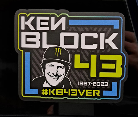 Ken Block Tribute Sticker
