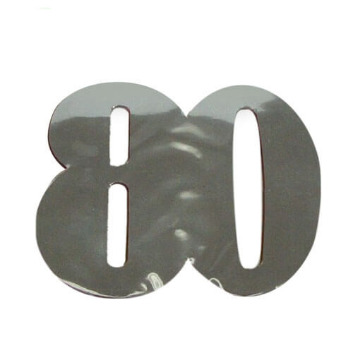 Number 80 Cutouts Assorted Small | Discount Party Warehouse