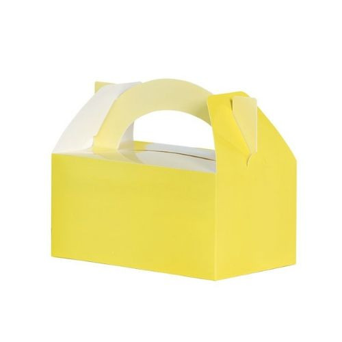 Pastel Yellow Lunch Box 5pk | Discount Party Warehouse