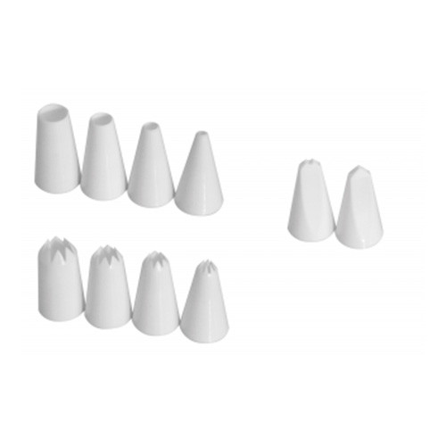 Mondo Decorating Tube Set 10Pk - Star, Round and Leaf | Discount Party ...