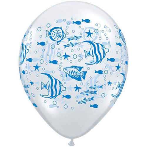 30cm Printed Latex Balloon - Fish Bowl | Discount Party Warehouse