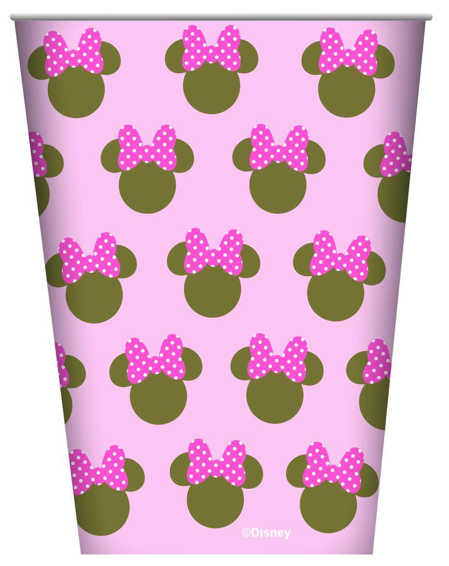 Minnie Mouse Paper Cups 8pk | Discount Party Warehouse