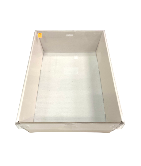 FOD GRAZING WHITE BOX w/CLEAR LID - 30.5x20.3x8cm - Discount Party ...