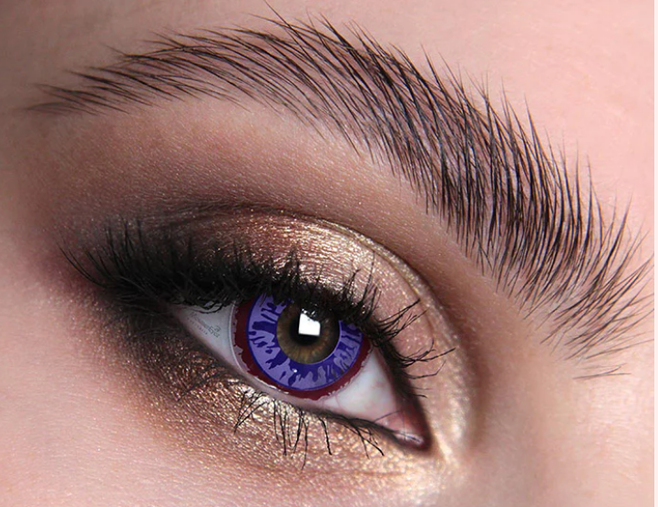 One Wear Purple Contact Lenses | Purple Eye Contact Lenses for ...