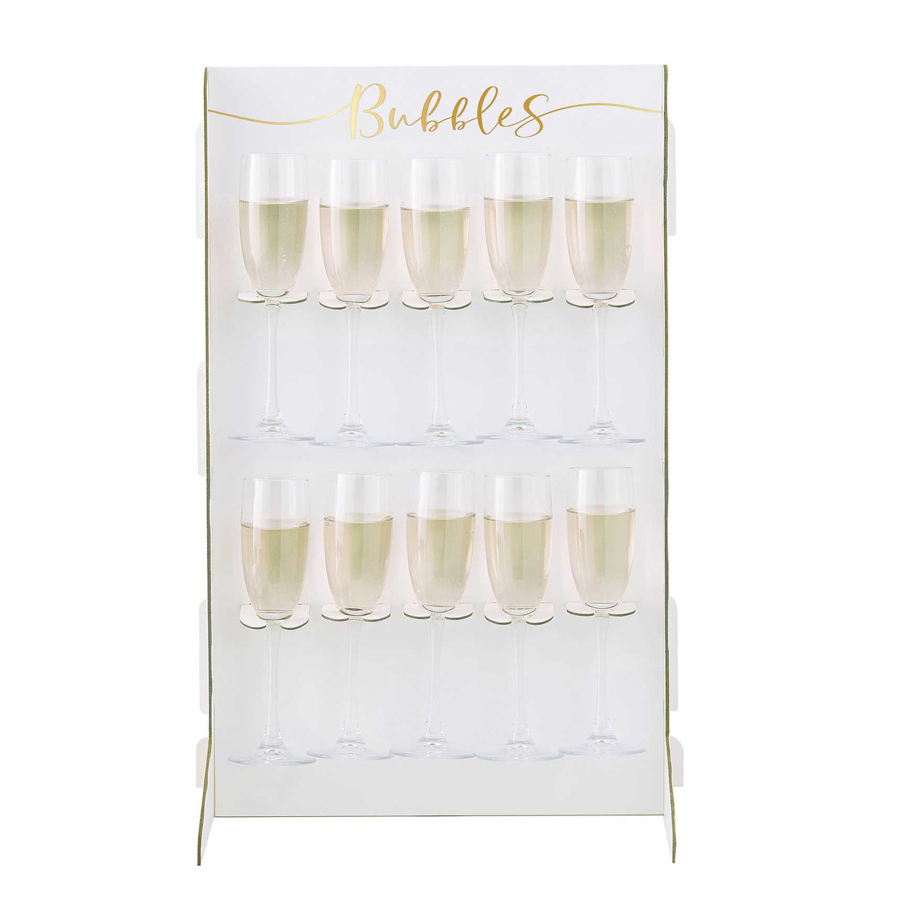 Gold Wedding Prosecco Wall 60cm - Discount Party Warehouse