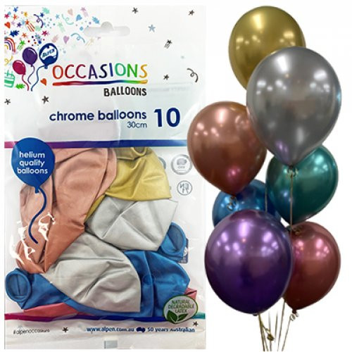 chrome balloon colours