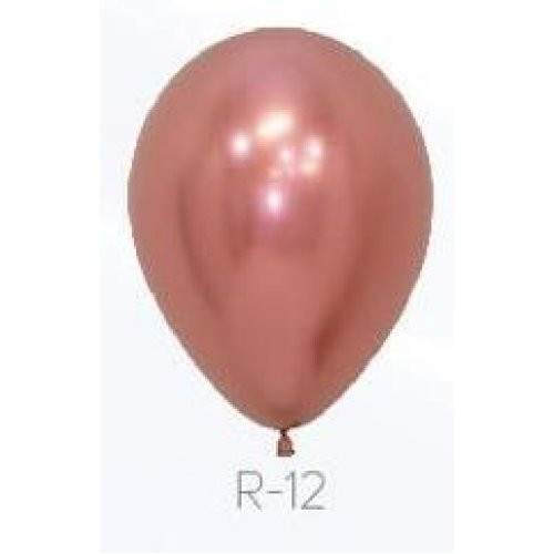 Reflex Rose Gold 30cm Sempertex Balloons P12