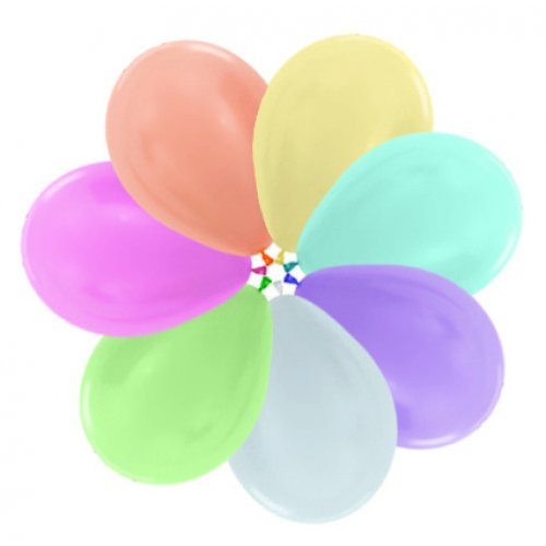Satin Assorted 12cm Sempertex Balloons Bag 100