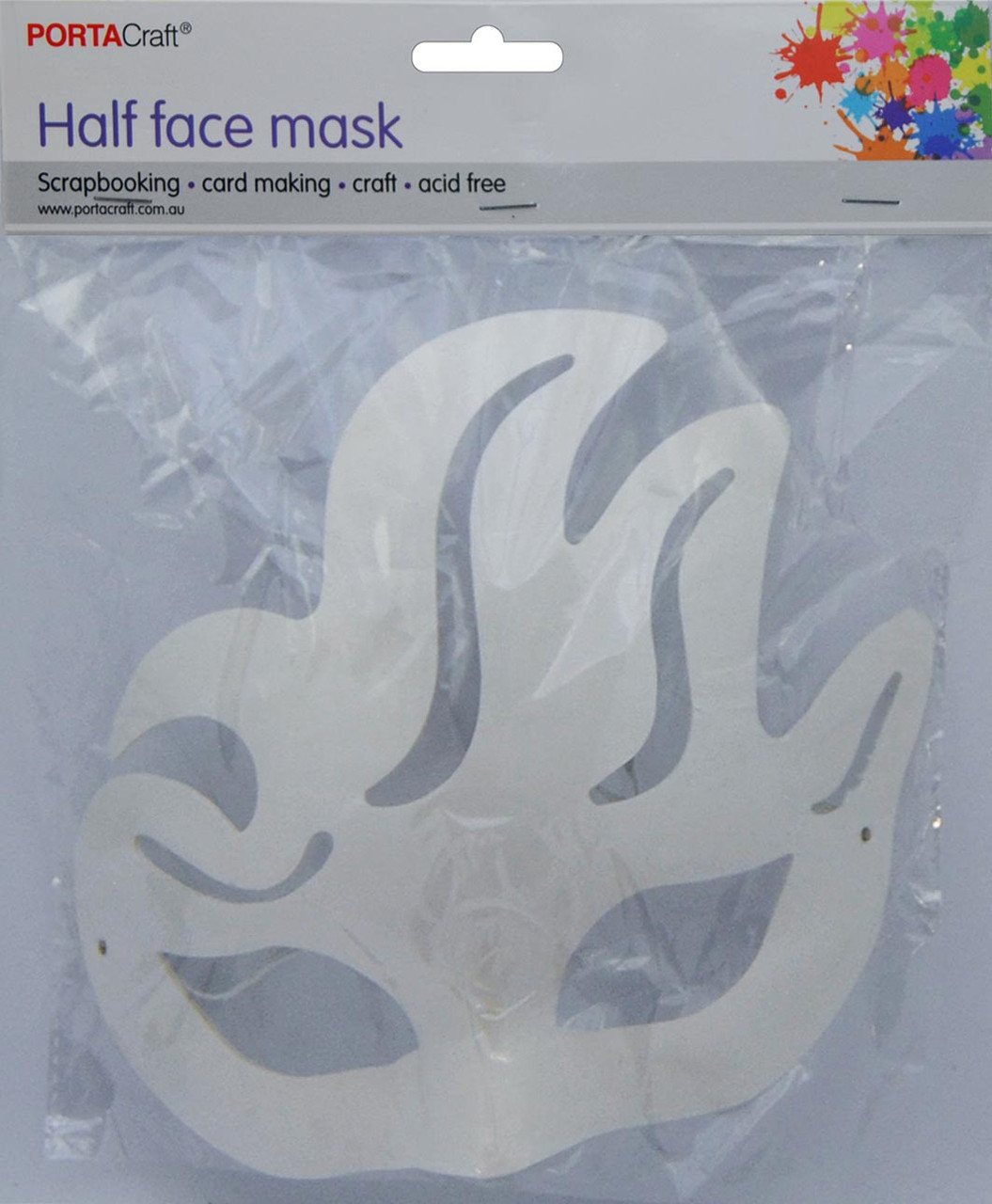 Cardstock DIY Half Face Mask 1pc