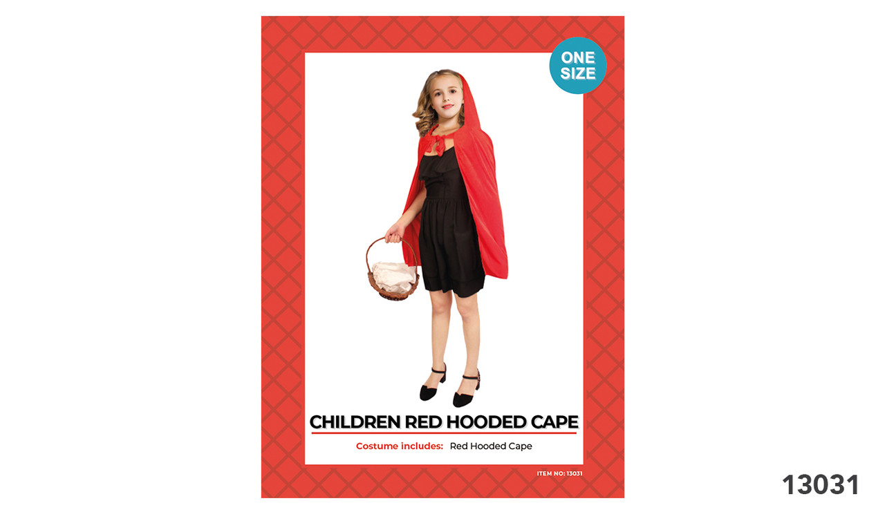 Little Red Hooded Cape