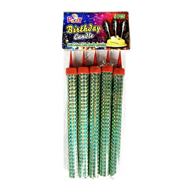 15cm Colourful Cake Candle Sparklers 5Pcs x 108PK