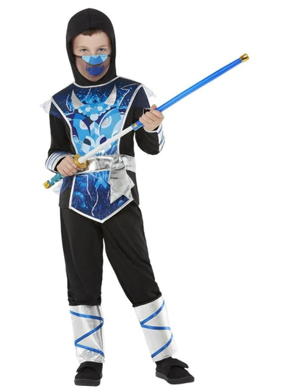 Ninja Warrior Costume, Blue