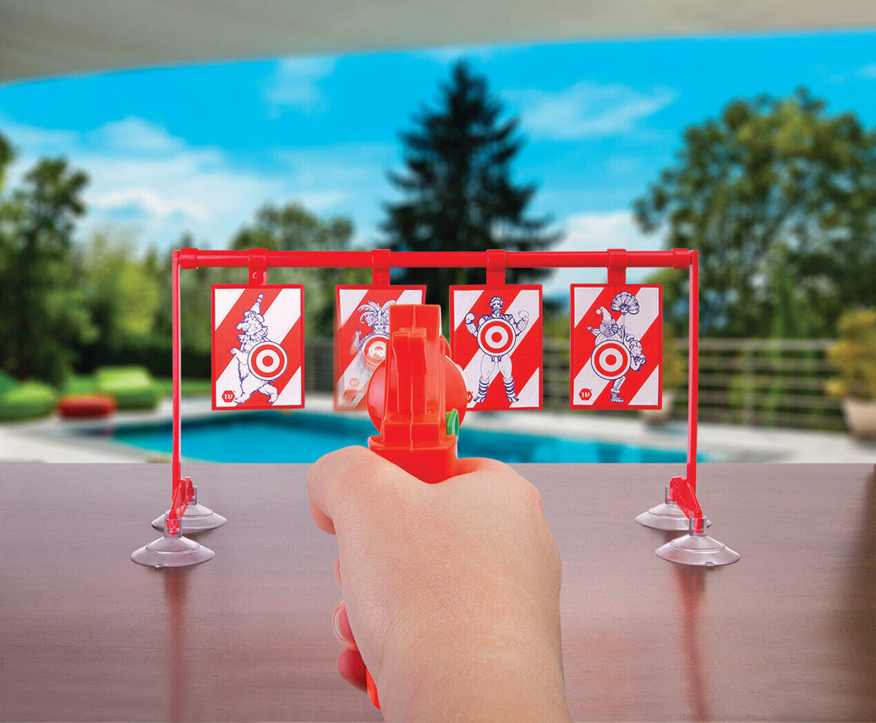 Squirt Gun Shooting Gallery