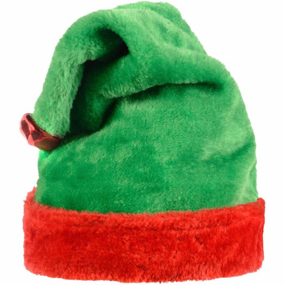 Adult Elf Plush Hat with Bell