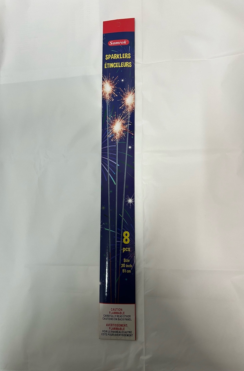 50cm Sparklers Pack of 8 | Discount Party Warehouse