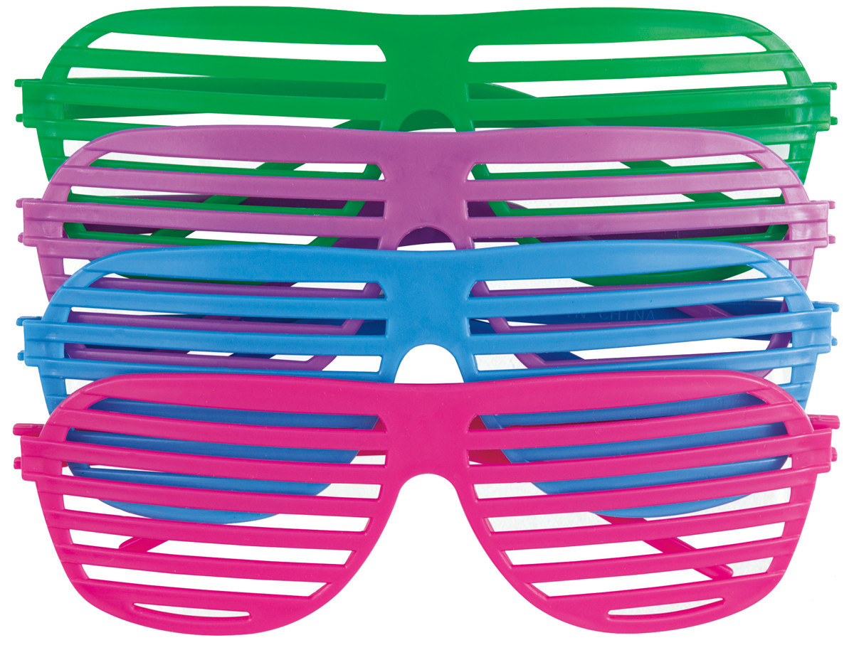 24 Neon Shutter Shades