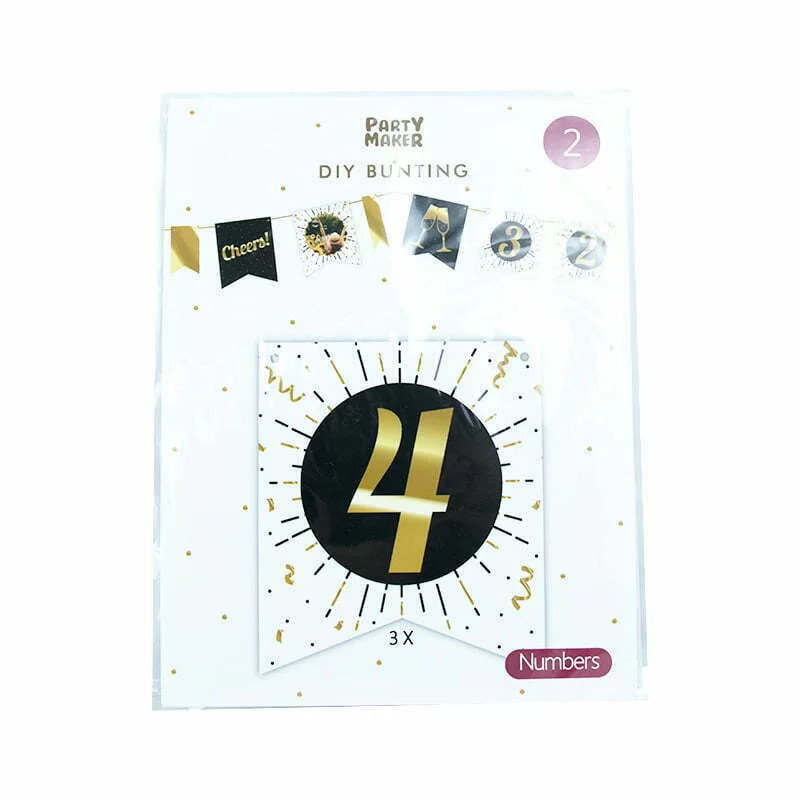 Diy Number Bunting - 4