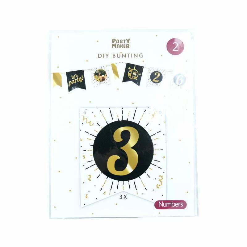 Diy Number Bunting - 3