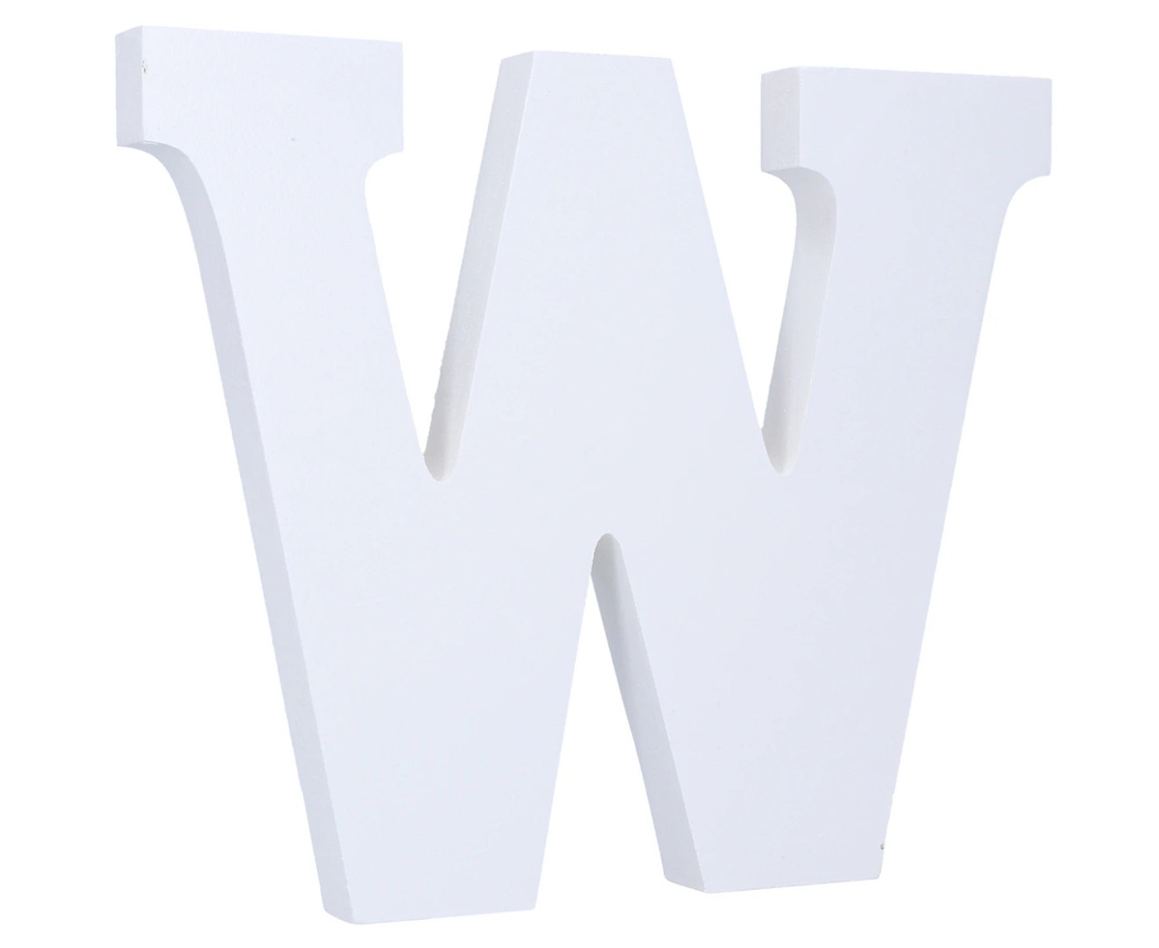 20cm White Alphabet Letter- W