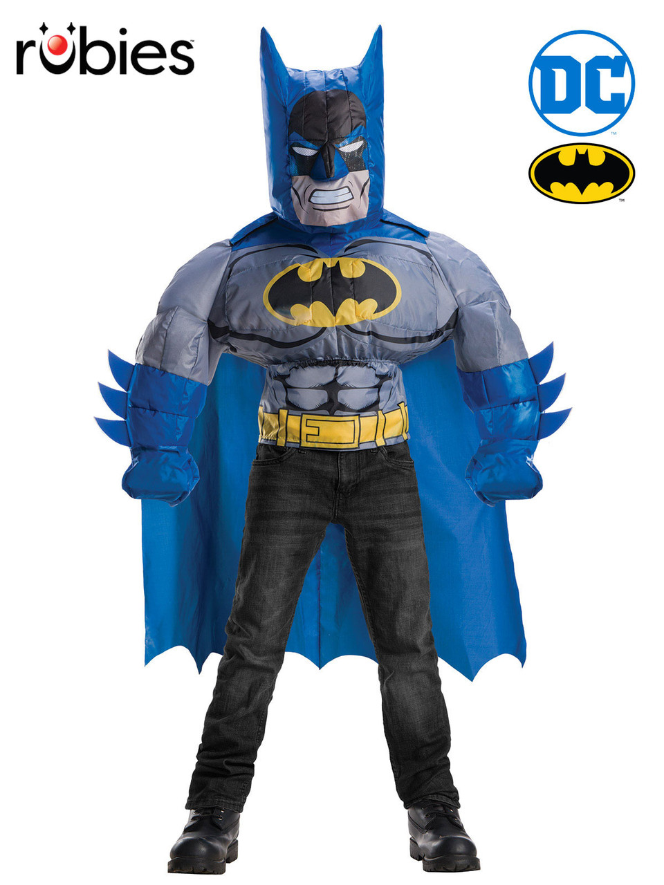 Child Batman Inflatable Costume Top 6-10 Years