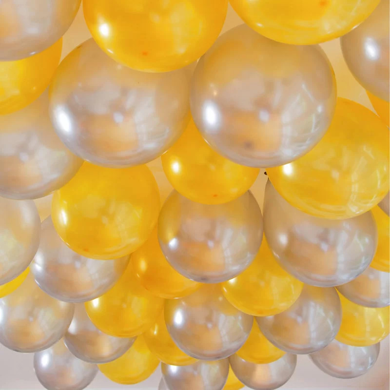 GOLD AND SILVER BALLOON CEILING KIT