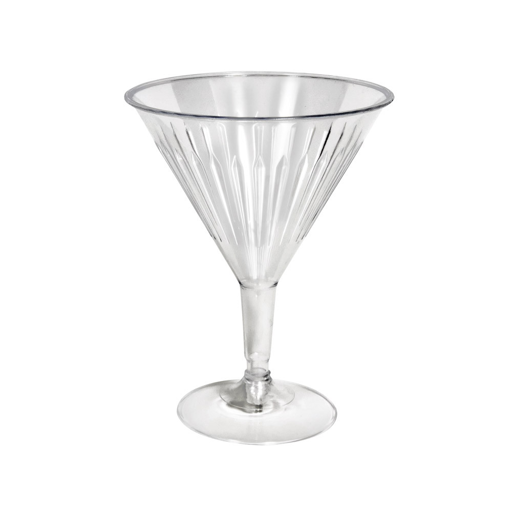 Buy Reusable Clear Plastic Cocktail Glasses 200ml (10Pkts x 10 ...