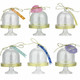 Mini Cake Domes Pk6 Decorated|Discount Party Warehouse