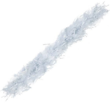 Silver Feather Boa|Discount Party Warehouse