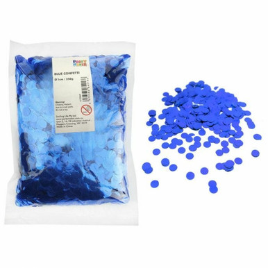 Metallic Blue Confetti - 1cm (250G) | Discount Party Warehouse