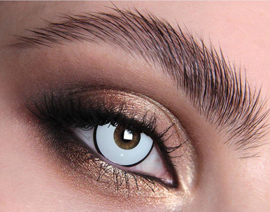 One Wear Glass White Eye Contact Lenses for Halloween | White Contact ...