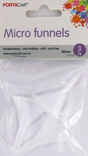 Micro Funnels 40mm 3pk